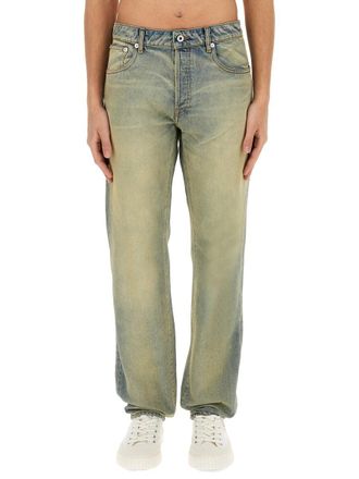 Kenzo Varsity Design Denim Jeans - Denim