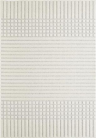 Andiamo Teppich Layton für Wohnzimmer Esszimmer Schlafzimmer pflegeleicht strapazierfähig klassisches Design 160 x 230 cm Creme