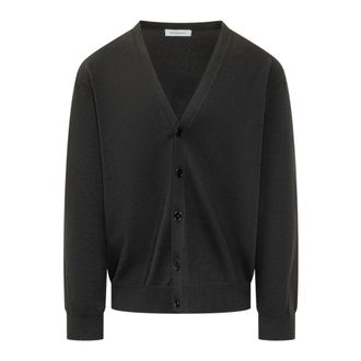 Givenchy V-Ausschnitt Strickjacke - - Knitwear - Herren - Schwarzk - S