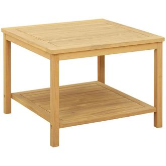 vidaXL Beistelltisch &Ouml;l-Natur 60 x 60 x 45 cm Massivholz Akazie vidaXL