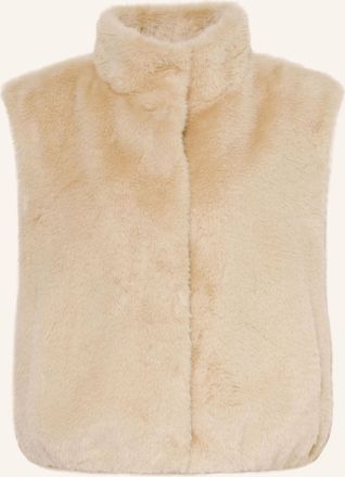 Herno Herno Kunstfell-Weste beige