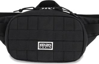 Kenzo Quilted Nylon Belt Bag - Black