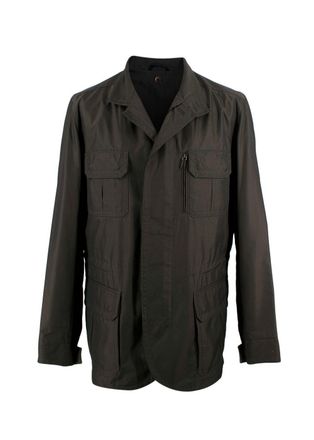 Ermenegildo Zegna Dark Brown Field Jacket Size M