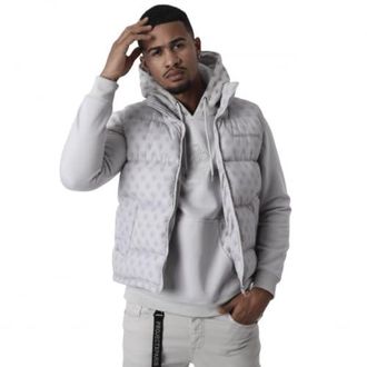 Project X Paris Doudoune sans manches all over monogramme Greige XL