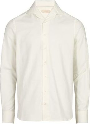 Aur&eacute;lien Chemise slim en coton et laine