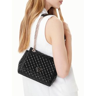 Guess Handtasche Guess Everlee HWQG86 79210 Schwarz