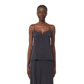 Max Mara Femme, Tops, Bleu, Taille: 40 FR Hauts sans manches