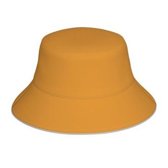 Generic Chapeau De Seau Unisexe Image DAbricot Chapeaux De Soleil De Plage Mode Pliable Bonnet Soleil, pour Plage, De P&ecirc;che, Chasse, 56-58cm