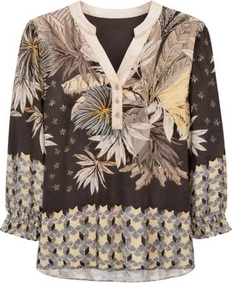 2-Biz Femme, Blouses et Chemises, Multicolore, Taille: 44 FR Blouse