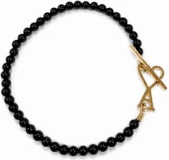 Ami Femme, Accessoires, Noir, Taille: M De Coeur Pearls Bracelet