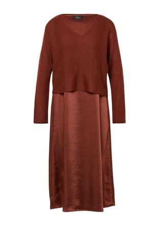 s.Oliver Black Label s.Oliver Schwarz LABEL Kleid mit Satinrock