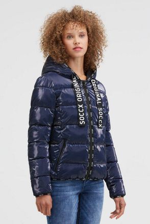 soccx Winterjacke mit elastischem Saumabschluss