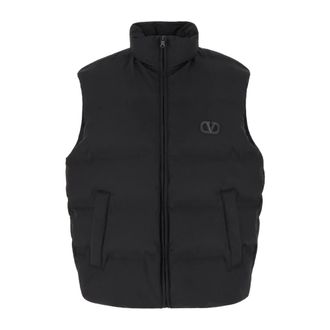 Valentino Garavani Homme, Vestes, Noir, Taille: M Piumini Vest