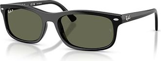 Ray-Ban Rb2224 Sonnenbrillen Schwarz Fassung Gr&uuml;n Glas Polarisiert 60-20