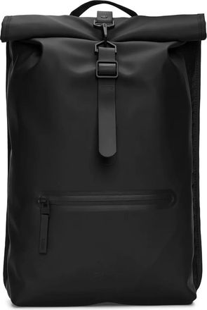 Rains Businesstaschen & Reisegepäck - Rains Rolltop Schwarze Rucksack R13320-01 - Gr. unisize - in Schwarz - für Damen