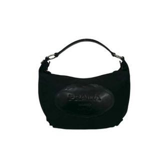 Prada Pre-owned Nylon Schultertasche - - Pre-owned - Damen - Schwarzk - ONE SIZE