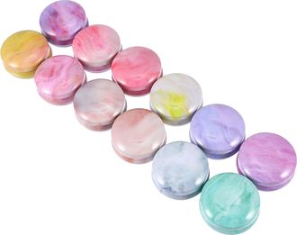 BESPORTBLE TOYANDONA 12 St&uuml;ck Runde Kleine Kerzendosen aus Metall Nachf&uuml;llbare Selbstgemacht Kerzengl&auml;ser f&uuml;r Duftkerzen Vielseitige Beh&auml;lter f&uuml;r Hautpflege und 