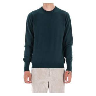 Drumohr Gr&uuml;ner Cashmere-Rundhalsausschnitt-Pullover - - Knitwear - Herren - Gr&uuml;n - M