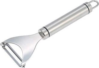 Generic &Eacute;plucheur de fruits et l&eacute;gumes en acier inoxydable ultra tranchant - Poign&eacute;e confortable - Facile &agrave; nettoyer - Pratique