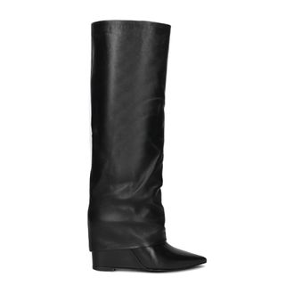 Lina Locchi Schwarze Damenstiefel Se001 - - Shoes - Damen - Schwarzk - 39 EU
