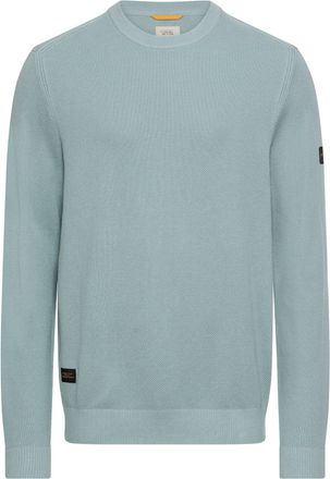 Camel Active Herren Strickpullover mit Rundhalsausschnitt Wasserblau, Menswear-XXL