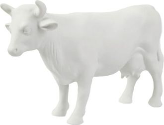 Reichenbach Porzellanfigur - Figur - Kuh - Porzellan Weiß - Maße (BxH): 14 x 22 cm