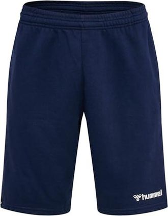 Hummel Hmlmover Cotton Bermuda Shorts, Marine, XXL Hommes