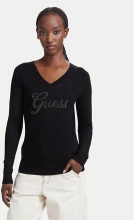 Guess Pullover W6YR29 Z0977 Schwarz Regular Fit