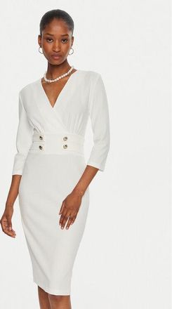 Rinascimento Rinascimento Coctailkleid CFC0119920003 Weiß Regular Fit