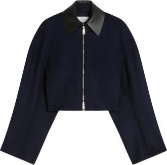 Sportmax Femme, Vestes, Bleu, Taille: 38 FR Bomber Vestes