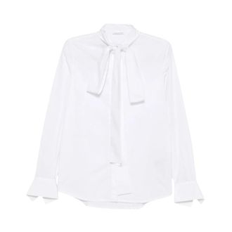 7 For All Mankind Schleifenbluse - - Blouses & Shirts - Damen - Wei&szlig; - M