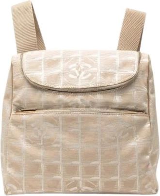 Chanel Pre-owned Nylon Backpack - - Pre-owned - Damen - Beige - ONE SIZE