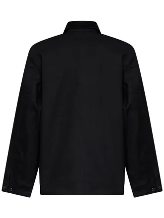 Carhartt Work in Progress Mens Jacket Michigan Coat Black Canvas Cotton Bomber