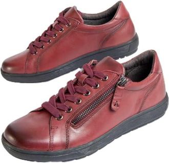 Purapiel Ailina 99457 Chaussures d&eacute;contract&eacute;es en cuir pour femme, Bordeaux, 40 EU