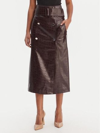 Morgan Rock aus Kunstleder 261-JADYNA Braun Slim Fit