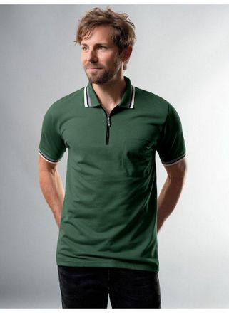 Trigema Poloshirt TRIGEMA Poloshirt mit Reißverschluss (1-tlg)