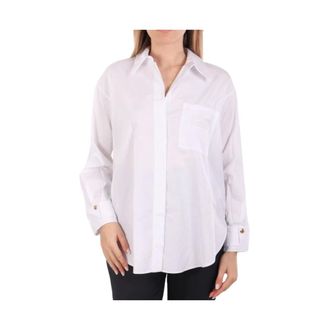 Elisabetta Franchi Damen, Blusen & Hemden, Wei&szlig;, MGr&ouml;&szlig;e