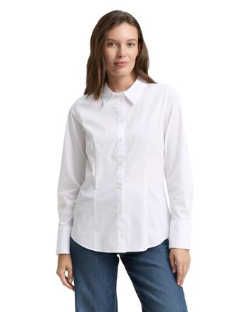 Tom Tailor Damen 1048370 Bluse, 20000-White, 38