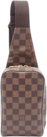 Louis Vuitton Pre-owned Geronimos Damier Ebene waist bag - Femme - Pre-owned - Brun - Taille: ONE Size