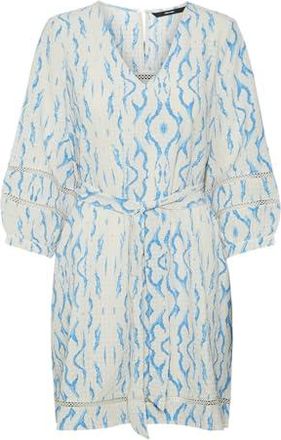 Vero Moda Vmkarin Jill Robe Courte 3/4 WVN GA, Doublure argent&eacute;e, XS Femme