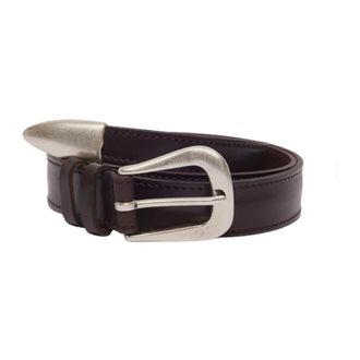 Orciani Lederg&uuml;rtel mit langer Spitze - - Accessories - Damen - Braun - 85 CM