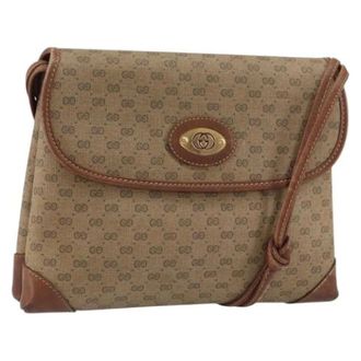 Gucci Sac Bandouli&egrave;re Pre-owned - Femme - Pre-owned - Beige - Taille: ONE Size