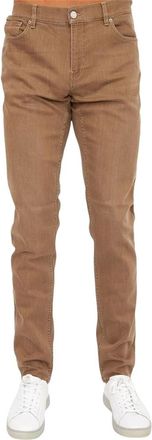Trussardi Homme, Jeans, Brun, Taille: W38 5 Pocket 370 Close