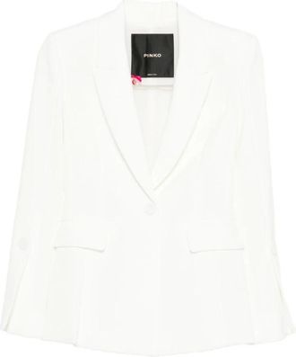 Pinko Pinko, Femme, Vestes, Blanc, Taille: 40 FR Carciofo Blazer