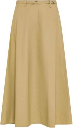 Seventy Femme, Jupes, Beige, Taille: 36 FR Midi Skirts