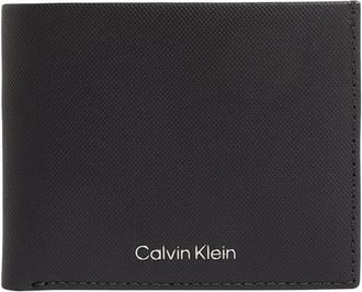 Calvin Klein Portefeuille Homme Must Billfold en Cuir, Noir (Black), Taille Unique