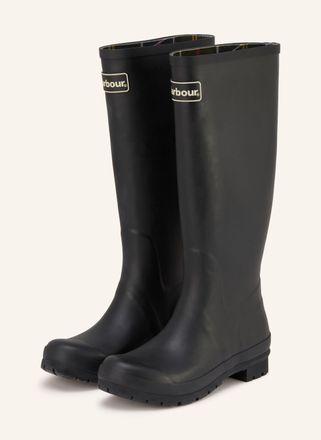 Barbour Gummistiefel Abbey schwarz