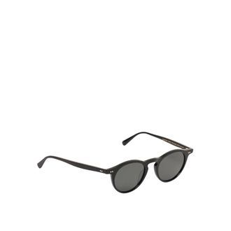 Oliver Peoples Homme, Accessoires, Noir, Taille: ONE Size Lunettes de soleil rondes noires classiques