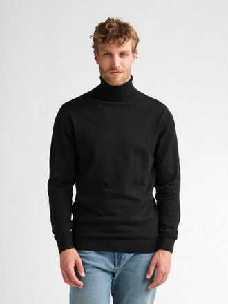 Petrol Industries Rollkragenpullover Men Knitwear Collar Basi Pflegeleichter Materialmix mit Baumwollanteil