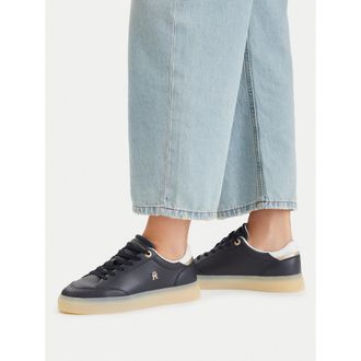 Tommy Hilfiger Sneakers Tommy Hilfiger Th Chic Sneaker Elevated FW0FW09400 Dunkelblau